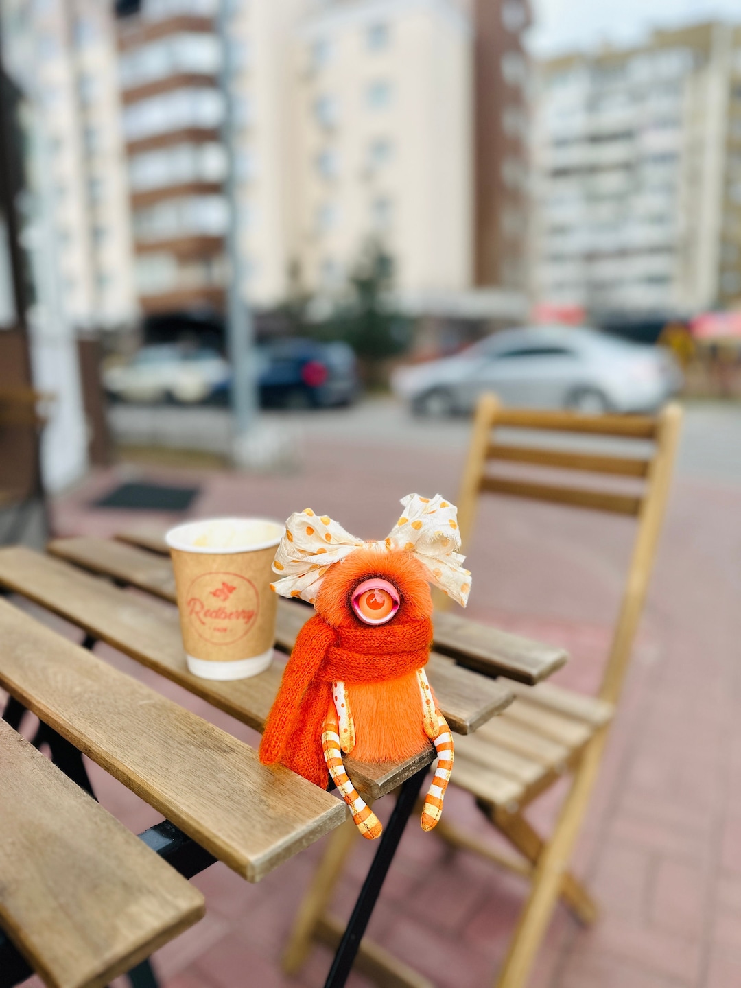 Orange Mini Cyclops-girl_made-to-order! - Etsy