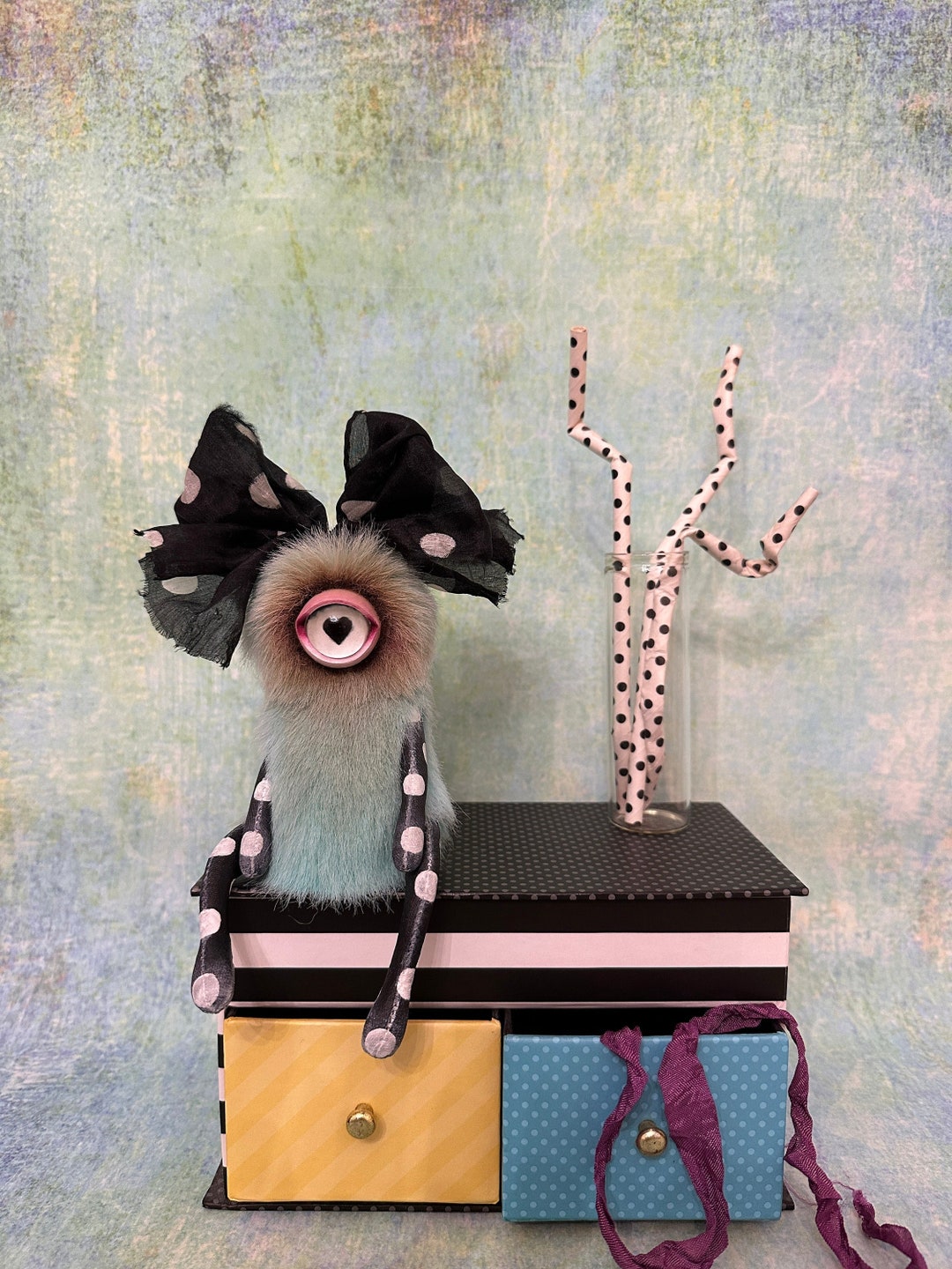 Blue Mini Cyclops_made-to-order! - Etsy