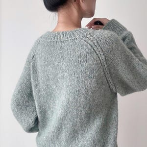 Knitting Pattern | the PULLOVER 02 | Basic Sweater Pattern | Topdown Raglan Knitting Beginner ...