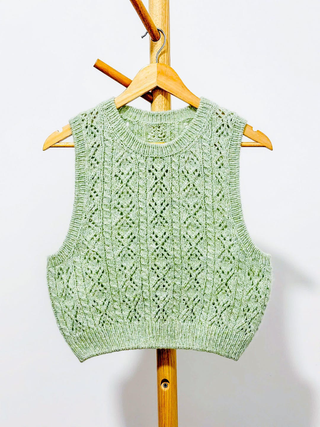 Knitting Pattern | the Emily | Modern Sleeveless O Neck Knit Sweater ...