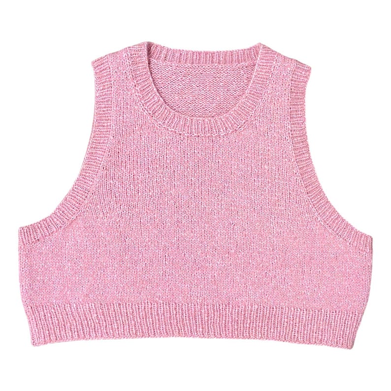 Knitting Pattern | the Boxy Vest | Topdown Knitting Modern Sleeveless ...