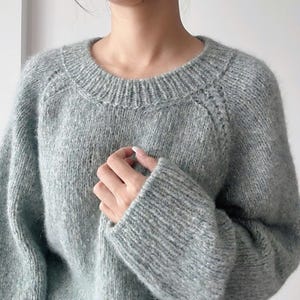 Knitting Pattern | the PULLOVER 02 | Basic Sweater Pattern | Topdown Raglan Knitting Beginner ...