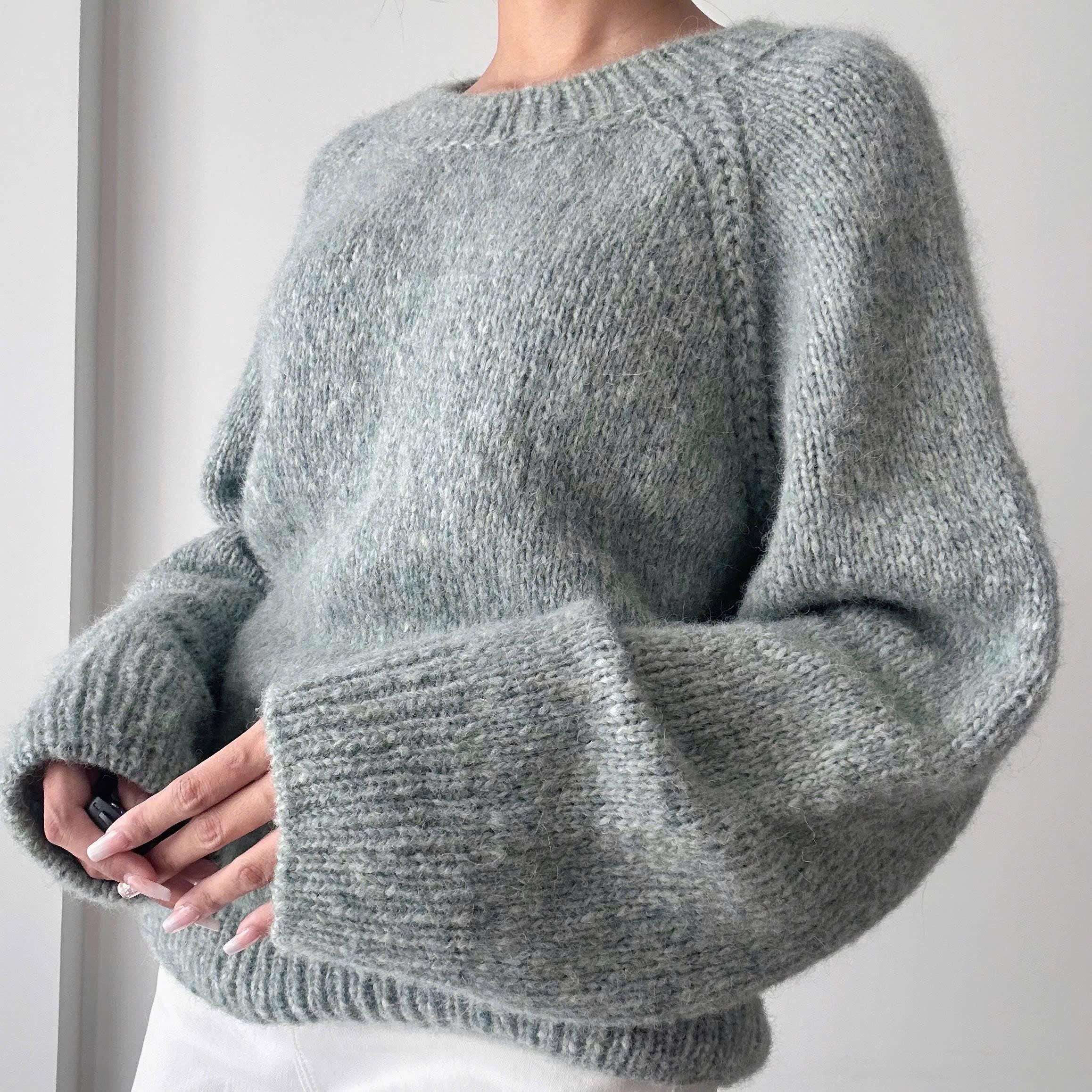 Knitting Pattern | the PULLOVER 02 | Basic Sweater Pattern | Topdown ...