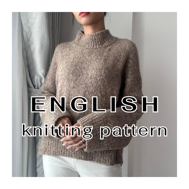 Knitting Pattern | the PULLOVER 01 | Basic Sweater Pattern | Topdown ...