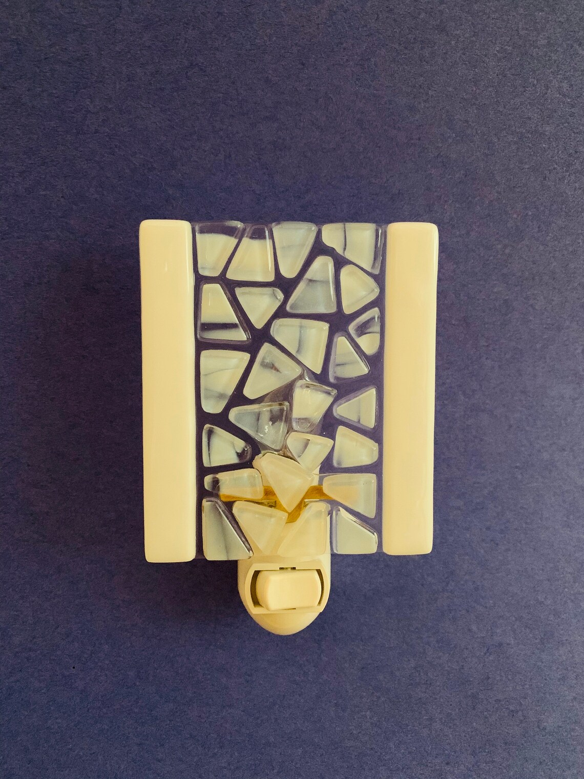 White Mosaic Night Light Free Shipping (US)! - Etsy