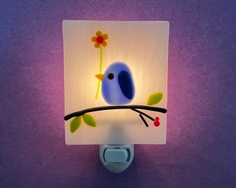 Blue Canary Night Light - Etsy