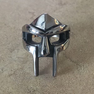 Anillo de acero inoxidable MF DOOM | Etsy