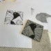 Magpie Linocut Print || Limited Edition Hand Painted Edition || Green ...