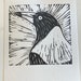 Magpie Linocut Print || Limited Edition Hand Painted Edition || Green ...