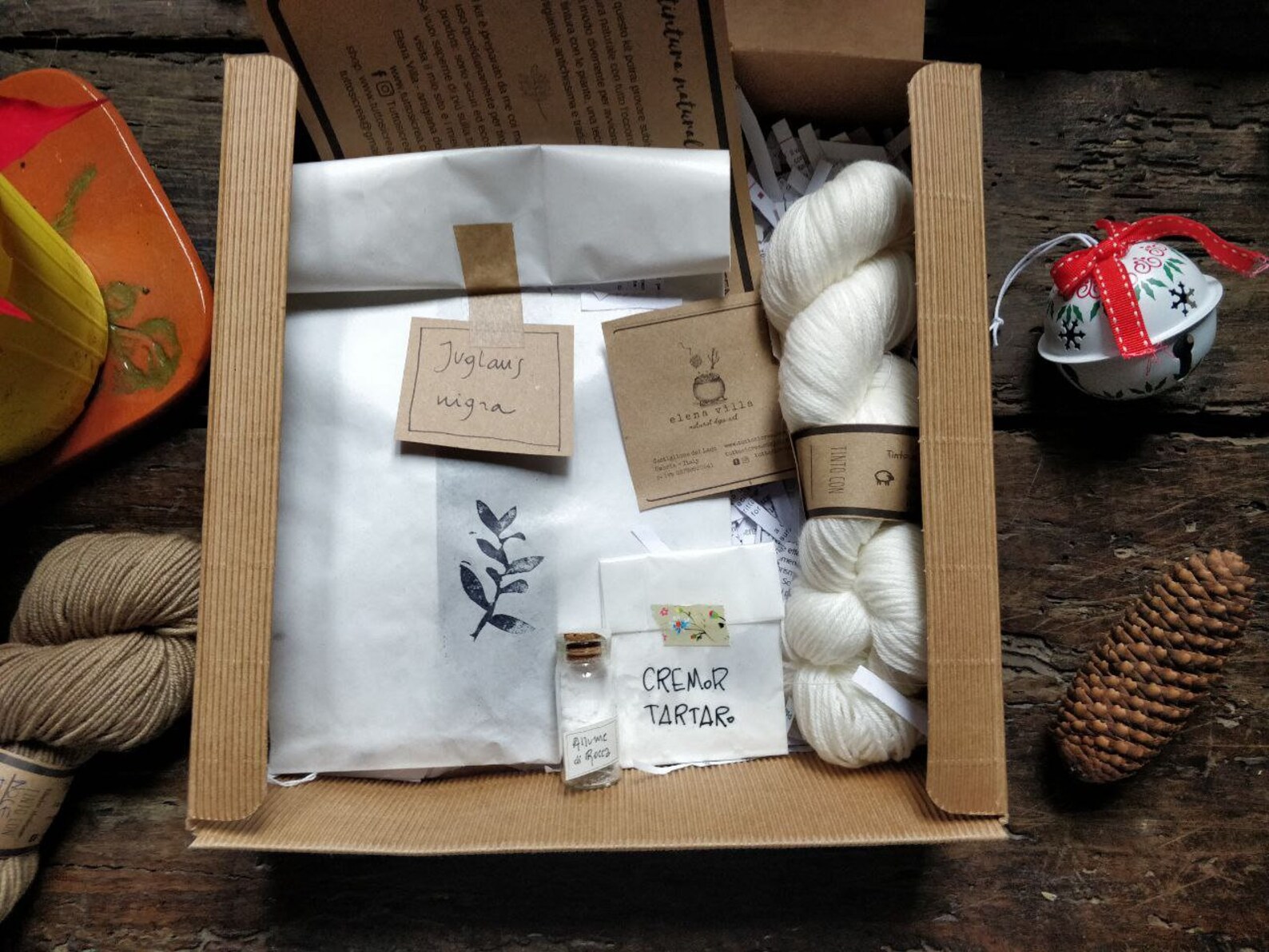 Yarn Dyeing Kit Walnut Husks Onion Skins or Glodenrod and - Etsy