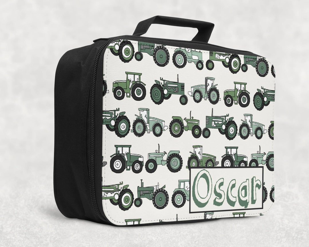 Personalised Tractor lunch box, Tractor lunch box, Tractor lunch bag ...