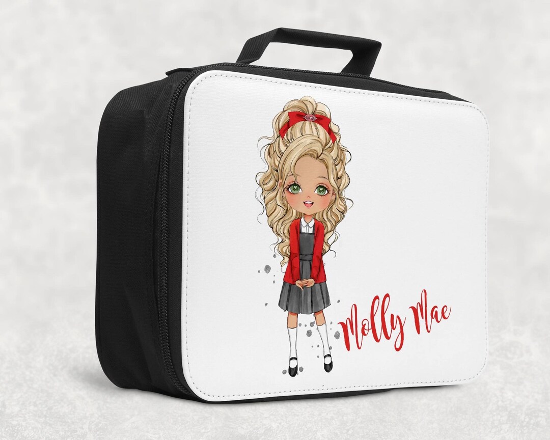 Personalised School Girl Lunch Box Girls Lunch Box Water - Etsy