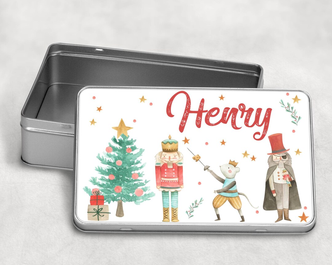 Personalised Nutcracker Christmas Eve Box, Christmas Tin, Nutcracker ...
