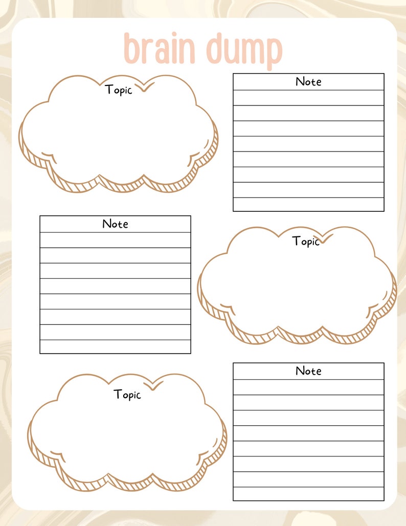 Mind Unleashed: Your Ultimate Brain Dump Journal - Etsy