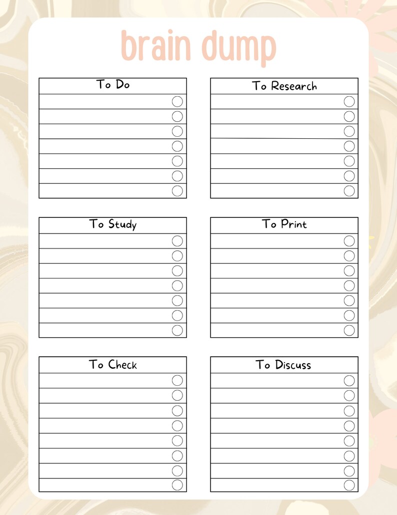 Mind Unleashed: Your Ultimate Brain Dump Journal - Etsy