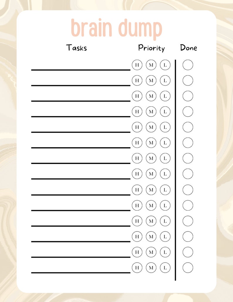 Mind Unleashed: Your Ultimate Brain Dump Journal - Etsy