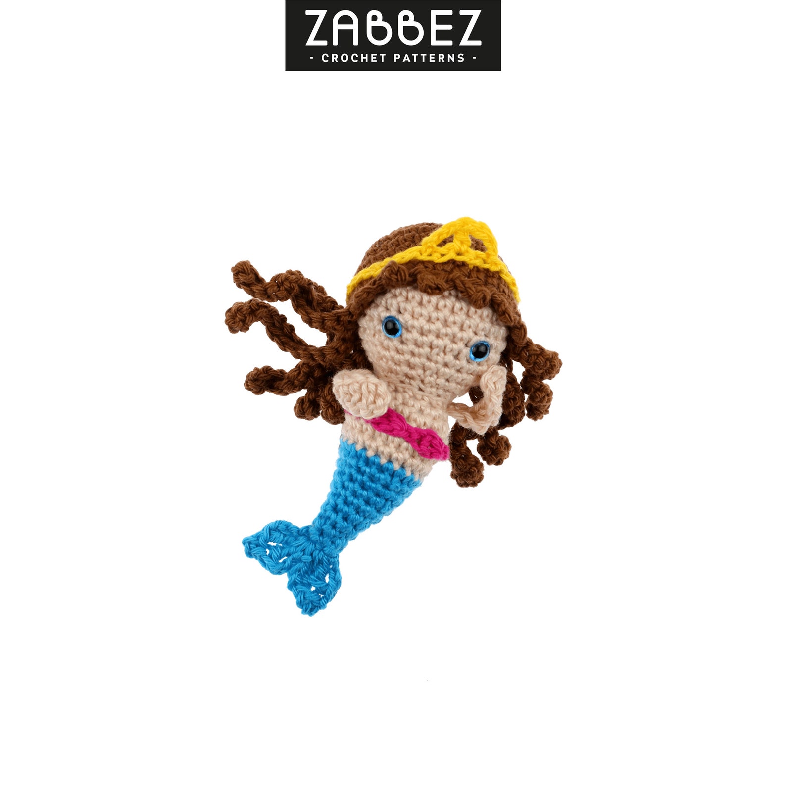 Crochet Pattern PDF: Mini Mermaid Merman Clownfish - Etsy