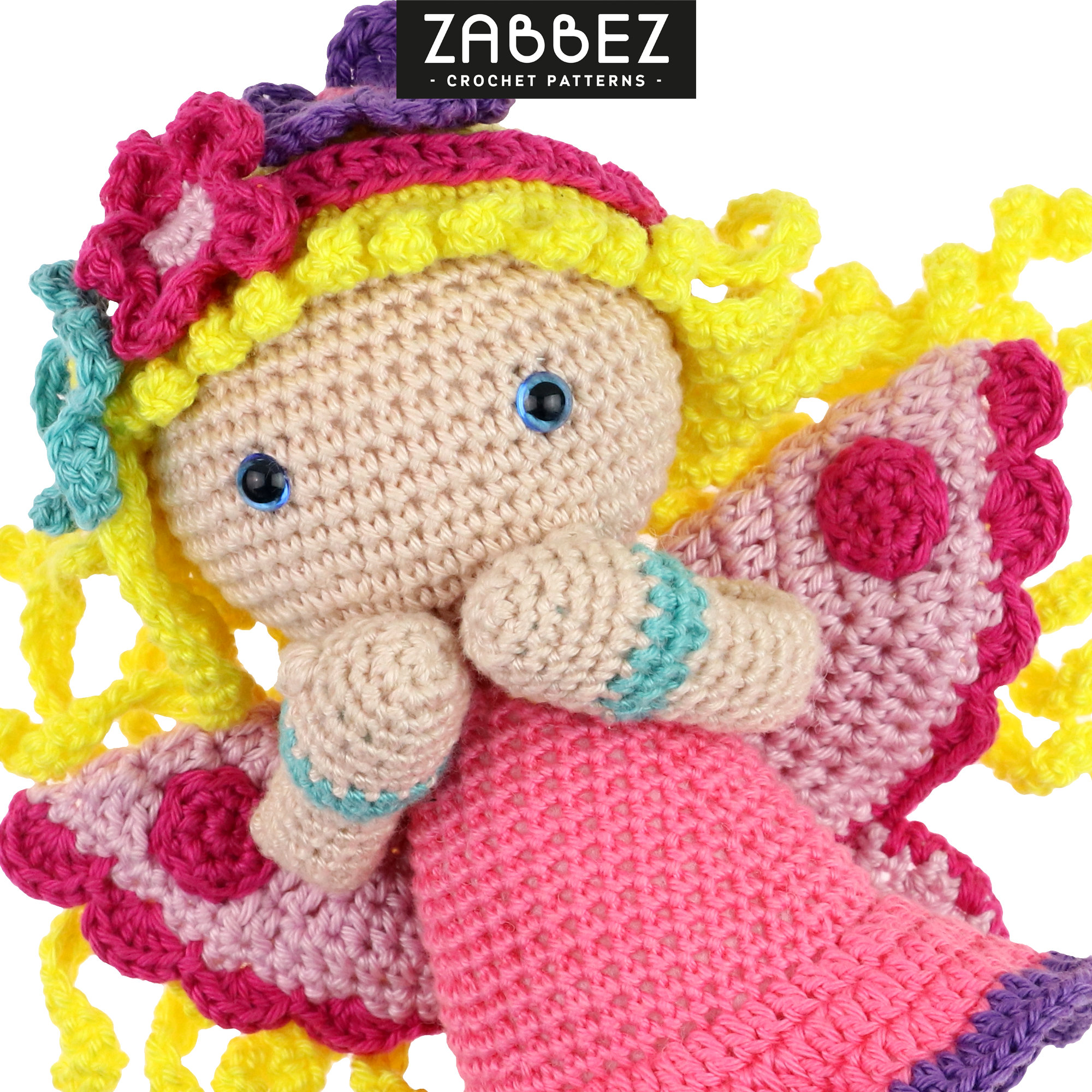 Crochet Pattern PDF: Flower Fairy Evi - Etsy