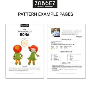 Crochet Pattern PDF: Little Ranunculus Rona - Etsy