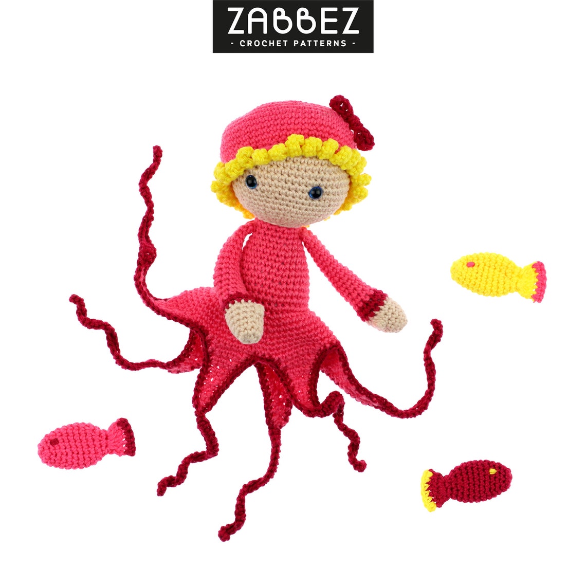 Crochet Pattern PDF: Octopus Olga | Etsy