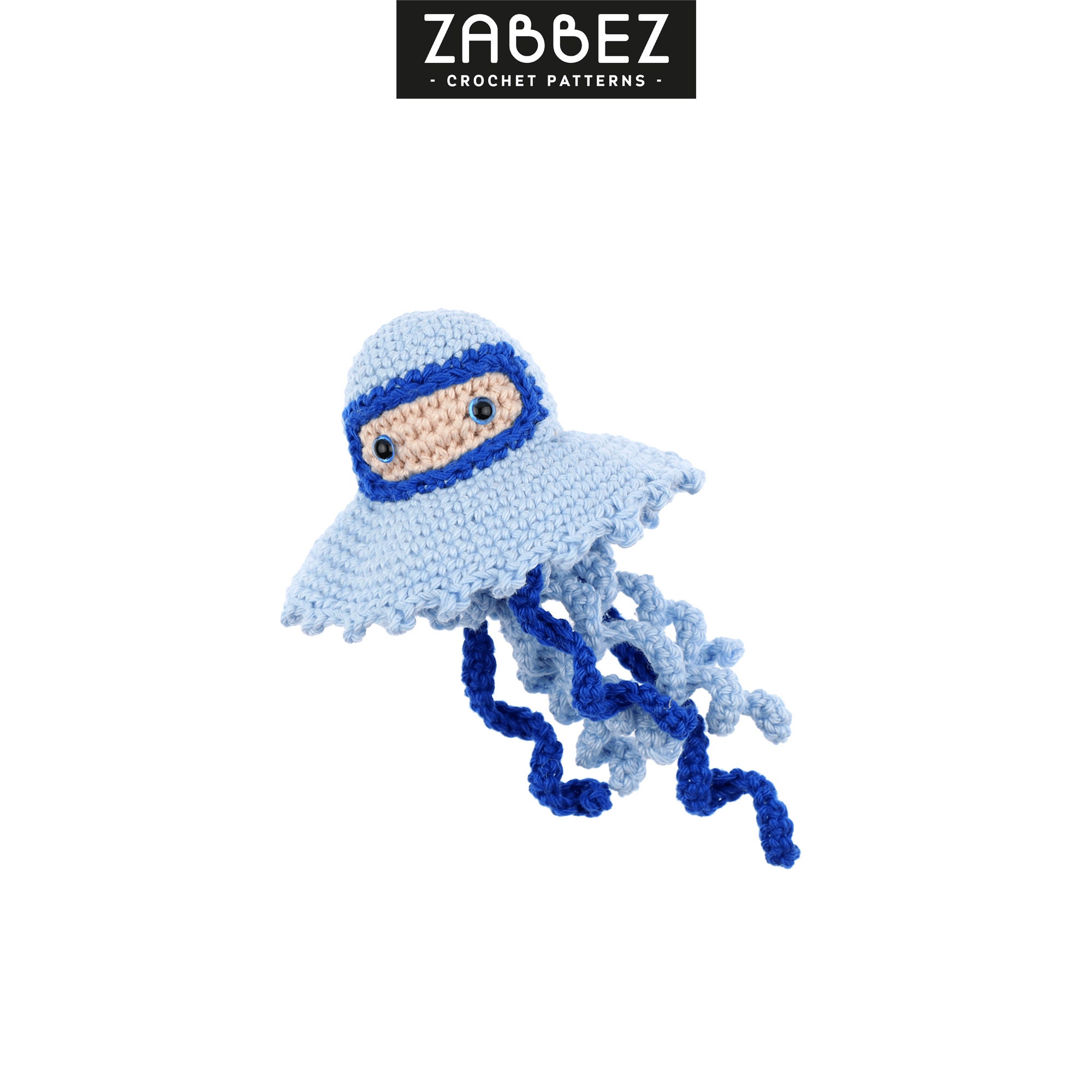 Crochet Pattern PDF: Mini Jellyfish, Lobster, Shark - Etsy