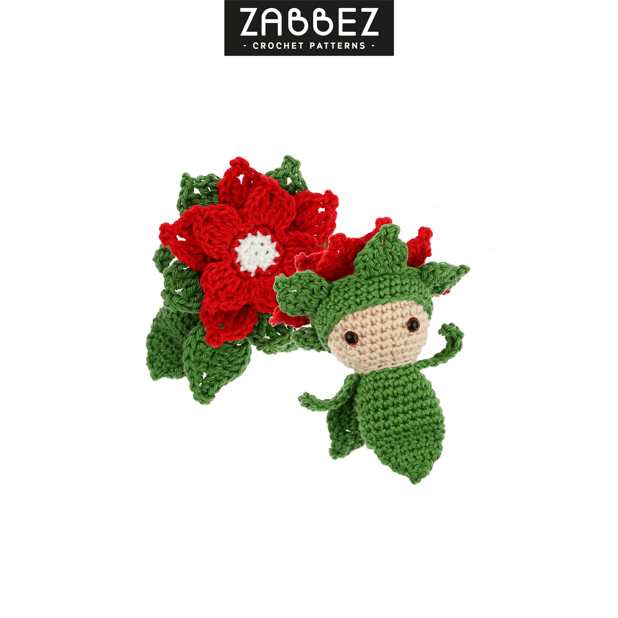 Crochet Pattern PDF: Mini Holly Poinsettia Mistletoe - Etsy UK