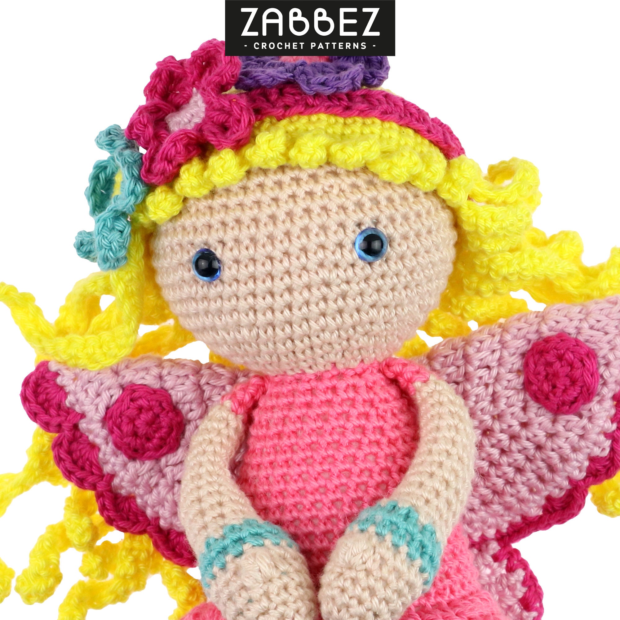 Crochet Pattern PDF: Flower Fairy Evi - Etsy