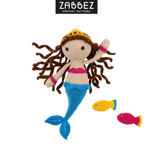 Crochet Pattern PDF: Mini Mermaid Merman Clownfish - Etsy