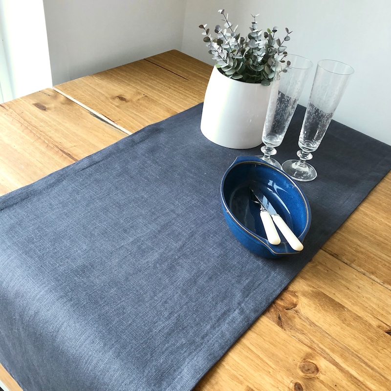 Indigo Table Runner - Etsy