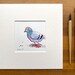 Goofy Pigeon ‘concerned’ Watercolour Painting - Original Pen & Ink ...