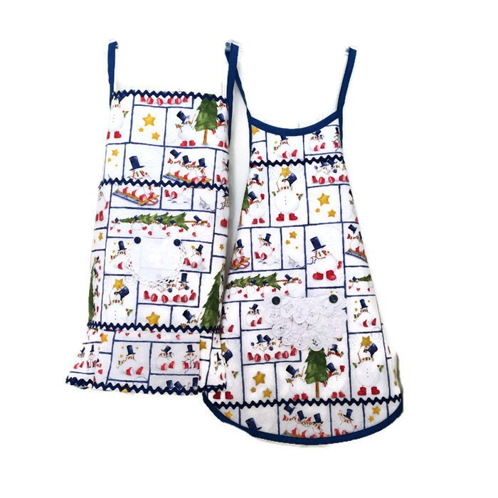 Sister Snowman Print Aprons / Sister Christmas Aprons / Cousin Aprons ...