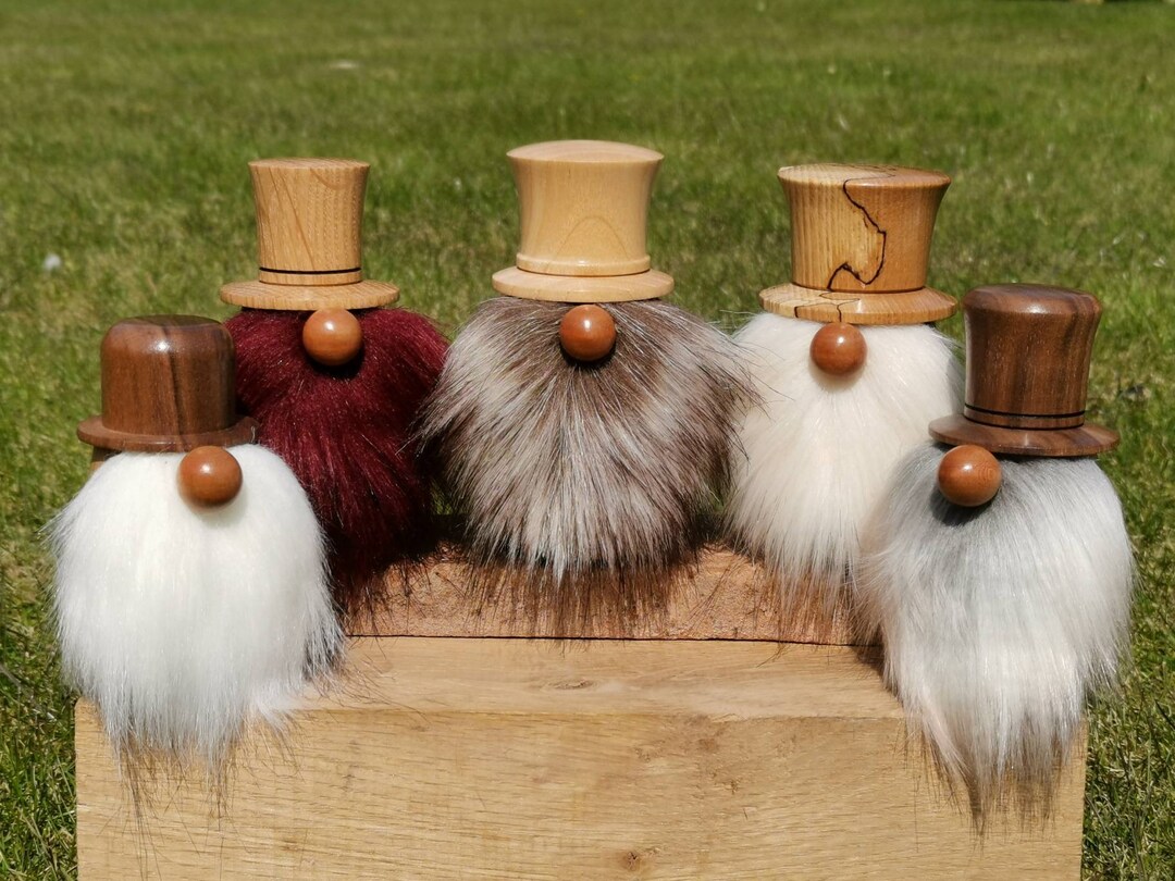 Wooden Gonk Figures, Hand Made on a Wood Turning Lathe, Ideal for That ...