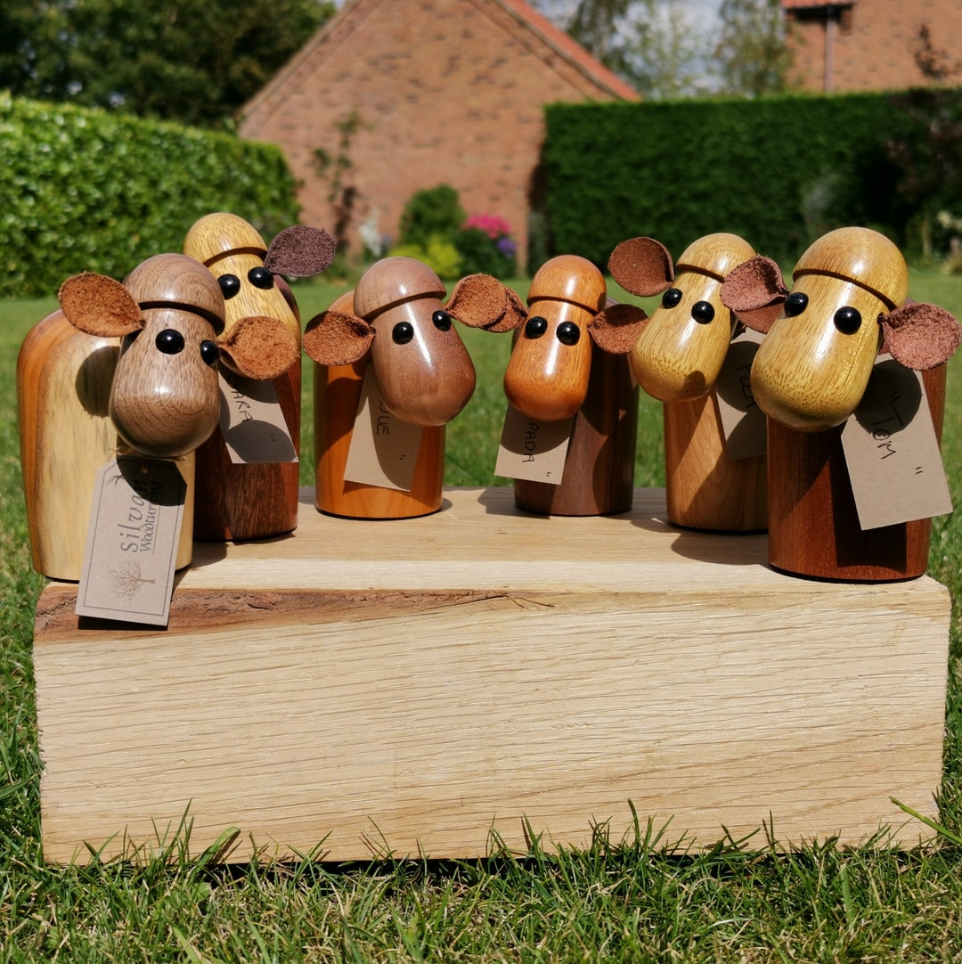 Handmade Wooden Sheep Ornaments, Turned From Wood - Etsy UK