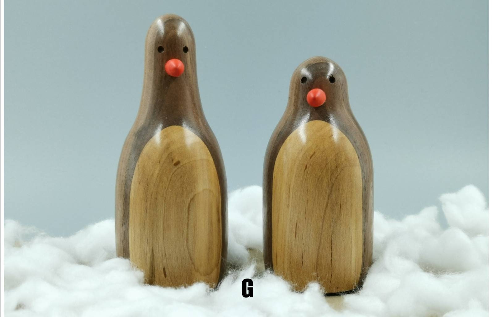 Wooden Penguins Penguin Wood animals Anniversary present | Etsy