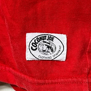 Vintage Coconut Joe Three Button Red Tank Top - Etsy