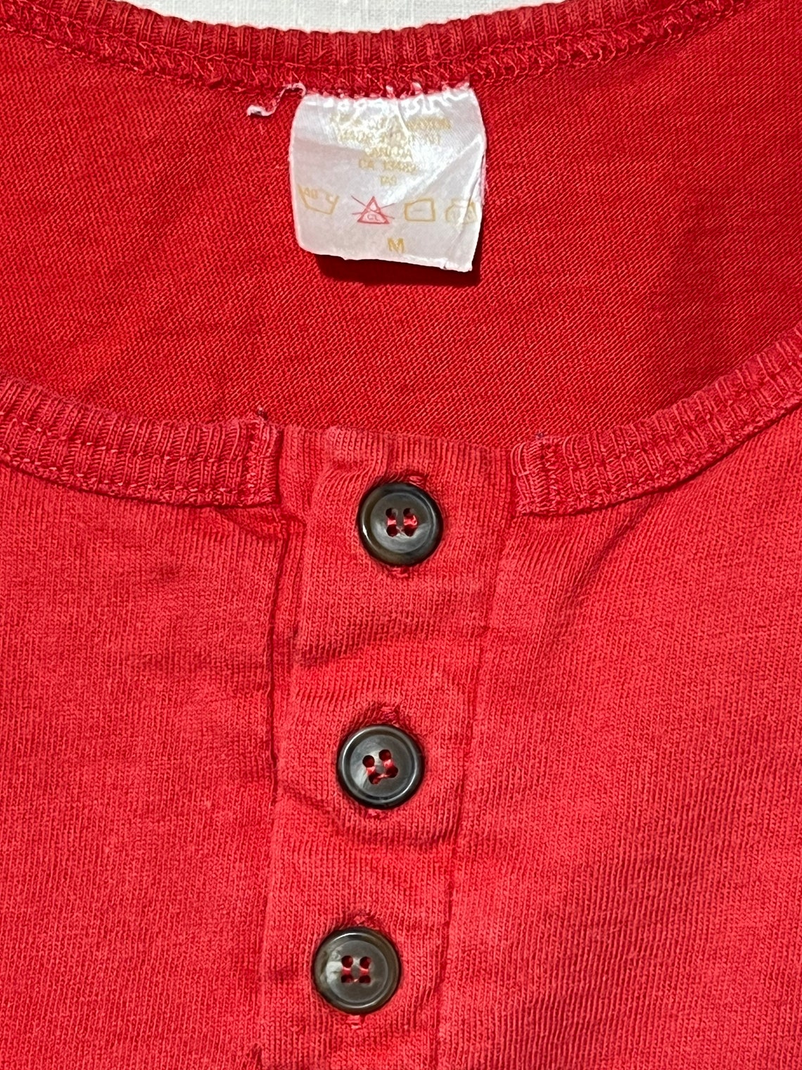 Vintage Coconut Joe Three Button Red Tank Top - Etsy