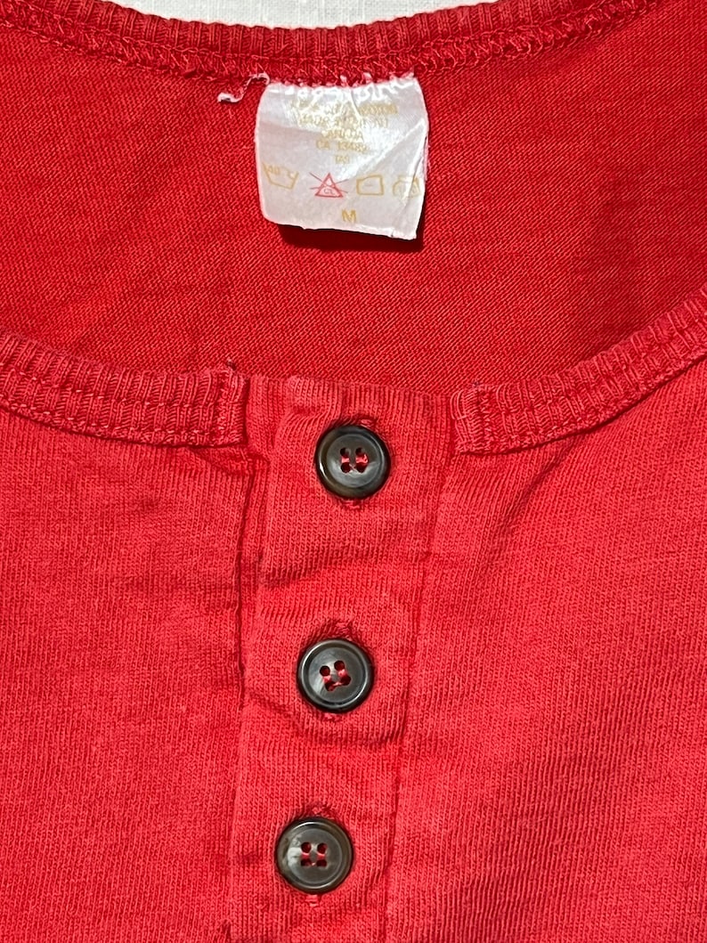 Vintage Coconut Joe Three Button Red Tank Top - Etsy