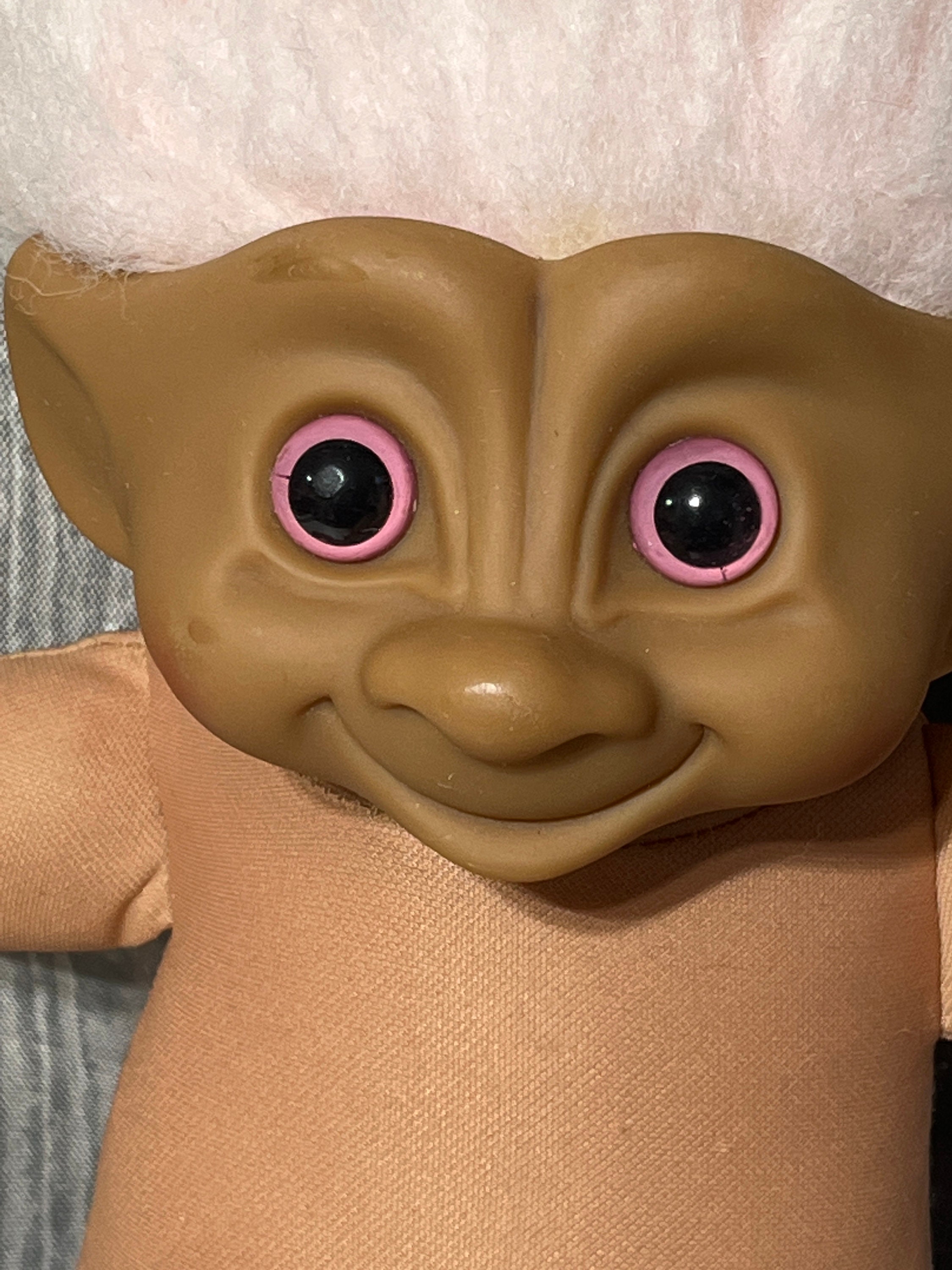 Vintage Treasure Trolls Pink Haired Troll Doll - Etsy