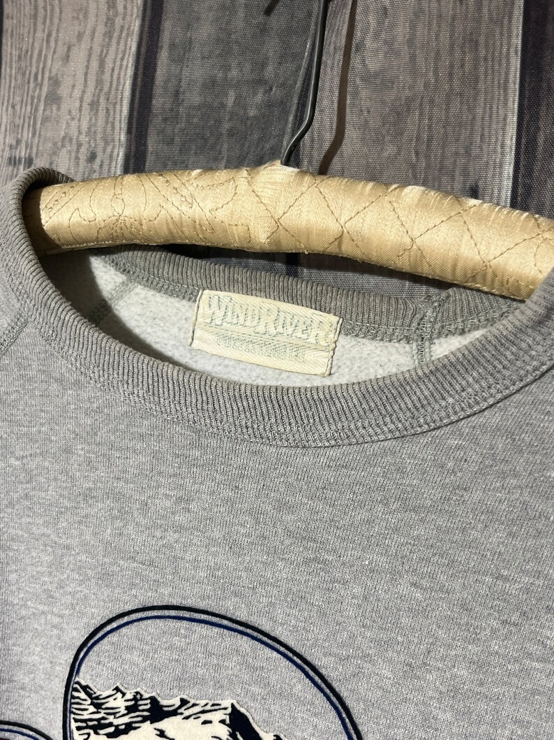 Vintage 1990’s Wind River Outfitting Co Grey Sweatshirt - Etsy