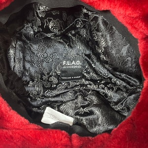 Red Faux Fur Bucket Hat - Etsy