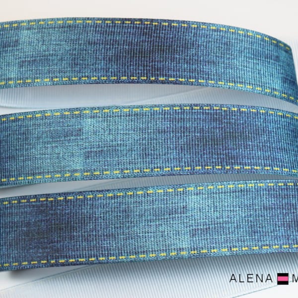 Denim Ribbon - Etsy