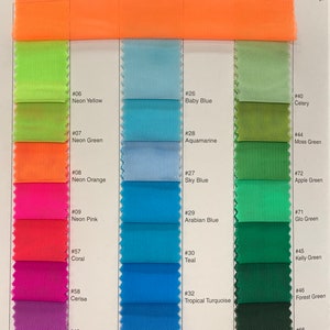 76 COLORS - 4 Way Stretch Sheer Power Mesh Net Fishnet Fabric for Dance ...