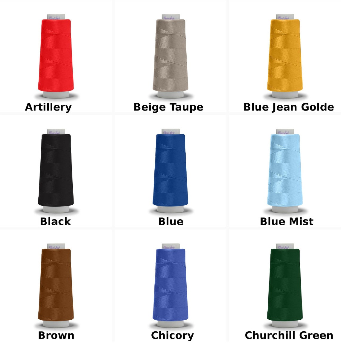 Maxi-Lock® Serger Stretch Textured Nylon Thread Tex 30 2000 | Etsy