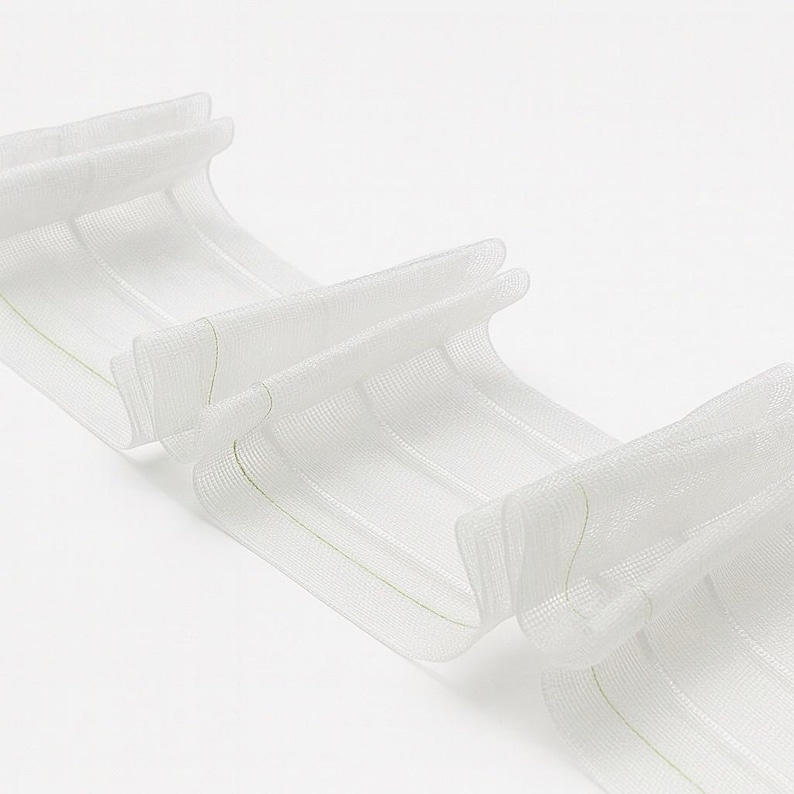 9 Yards Transparent Triple Pinch Pleat Shirring Tape - 2 3/4" Curtain ...