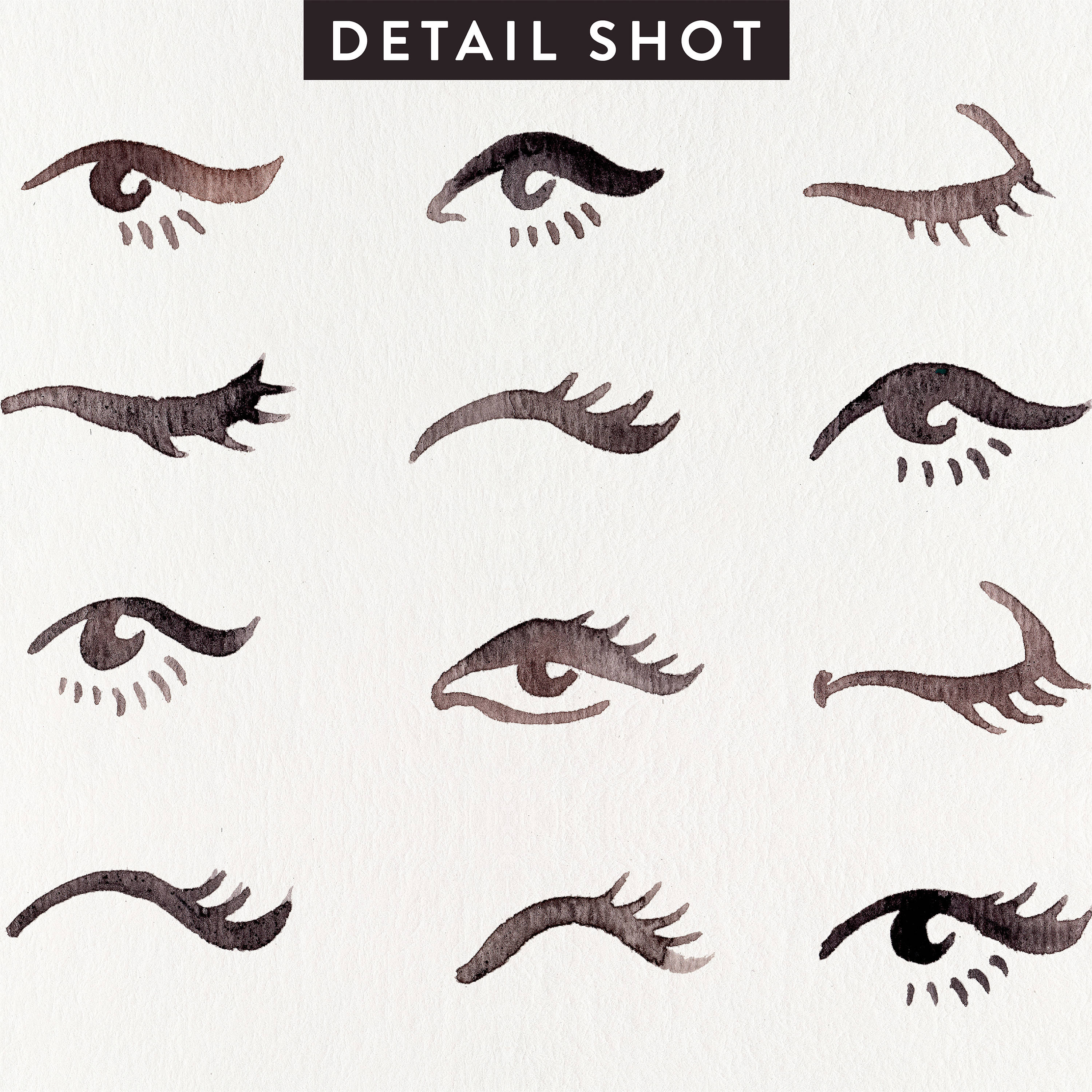 Mascara Envy Watercolor Painting Art Print by Catcoq. Matte - Etsy