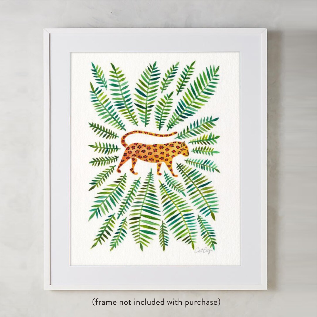 Jaguar – Watercolor Painting Art Print by Catcoq. Museum-quality on ...