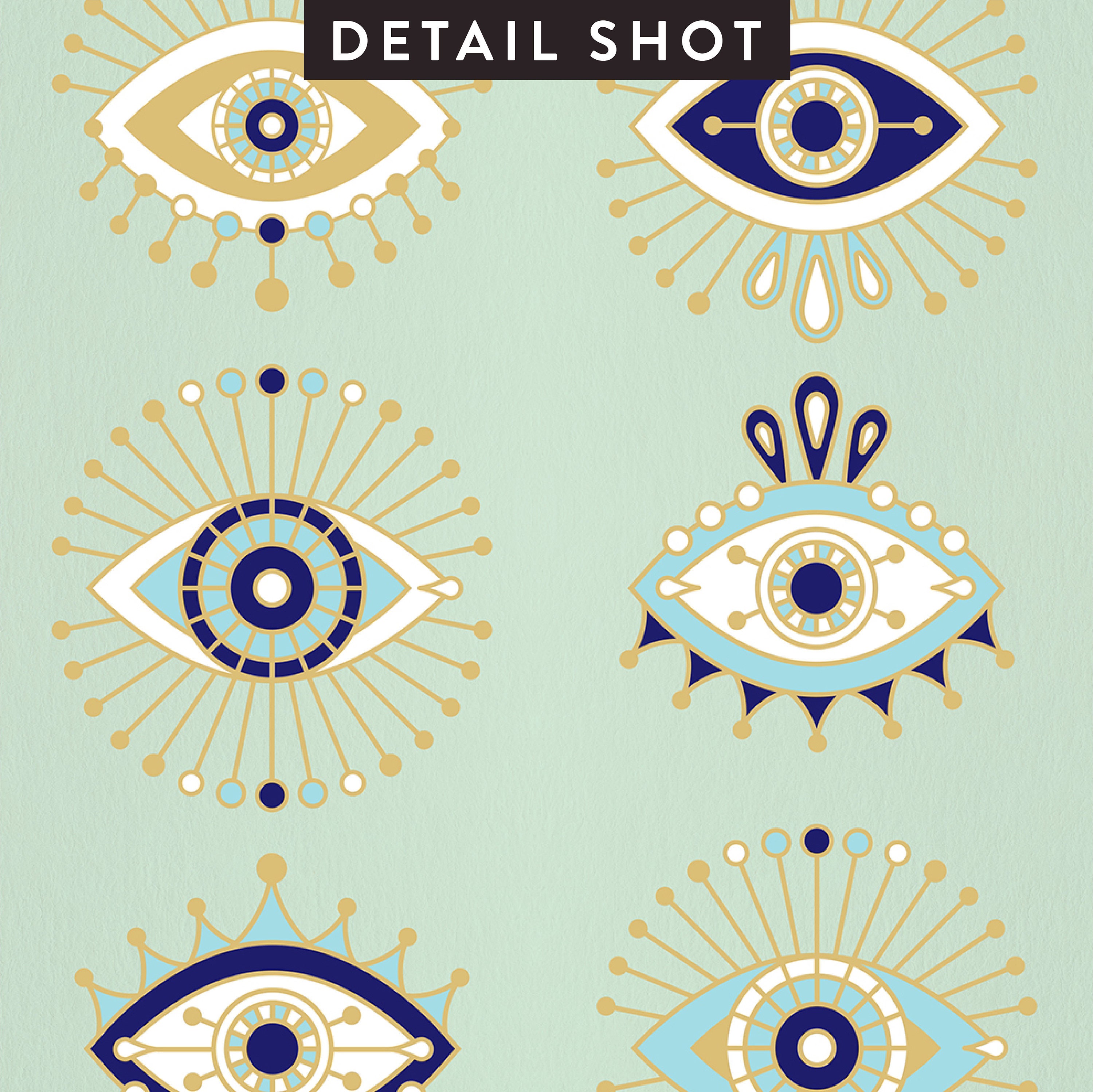 Evil Eye Collection – Digital Drawing Print by Catcoq. Museum-quality ...