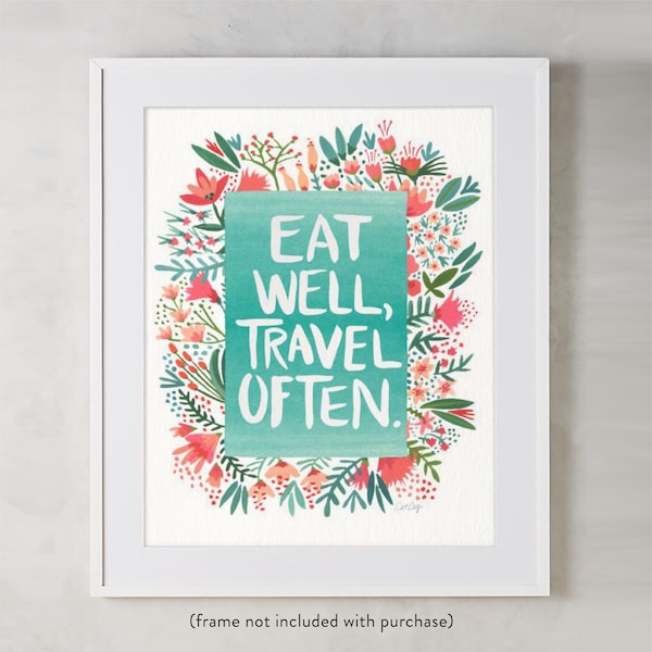 Eat Well Print - Etsy