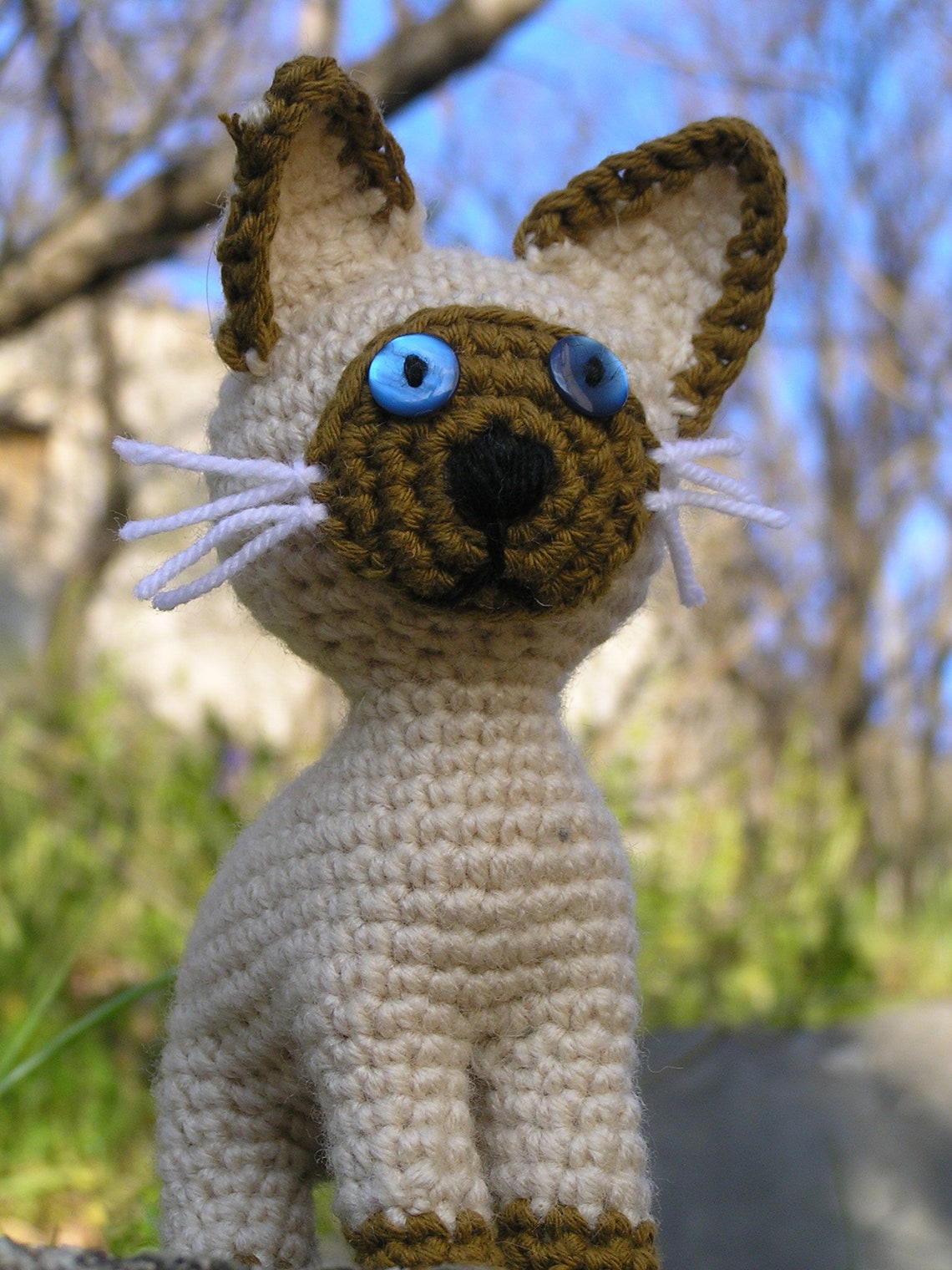 Siamese Cat Amigurumi Crochet Pattern PDF Crochet Toy | Etsy