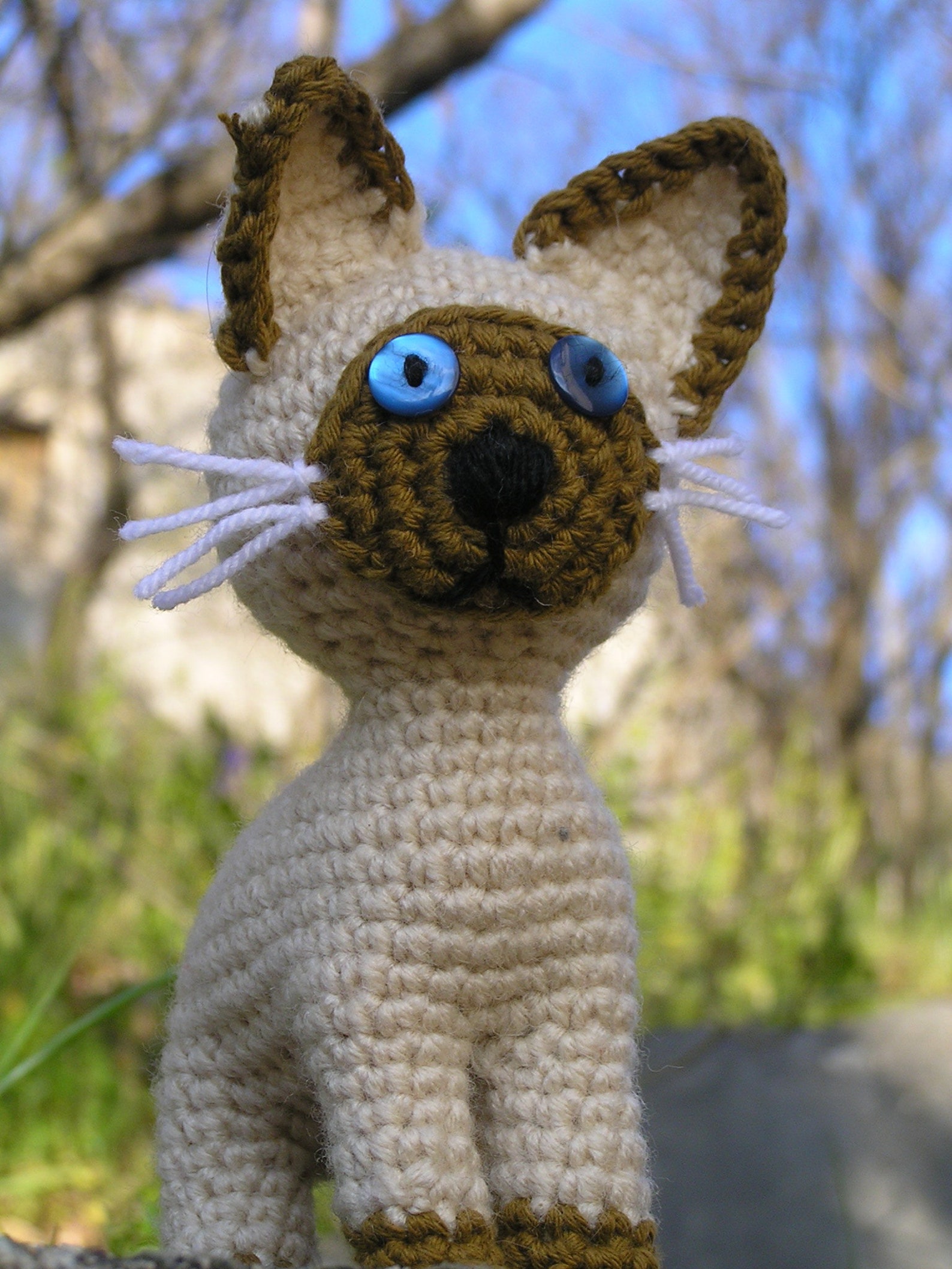 Siamese Cat Amigurumi Crochet Pattern PDF Crochet Toy - Etsy UK